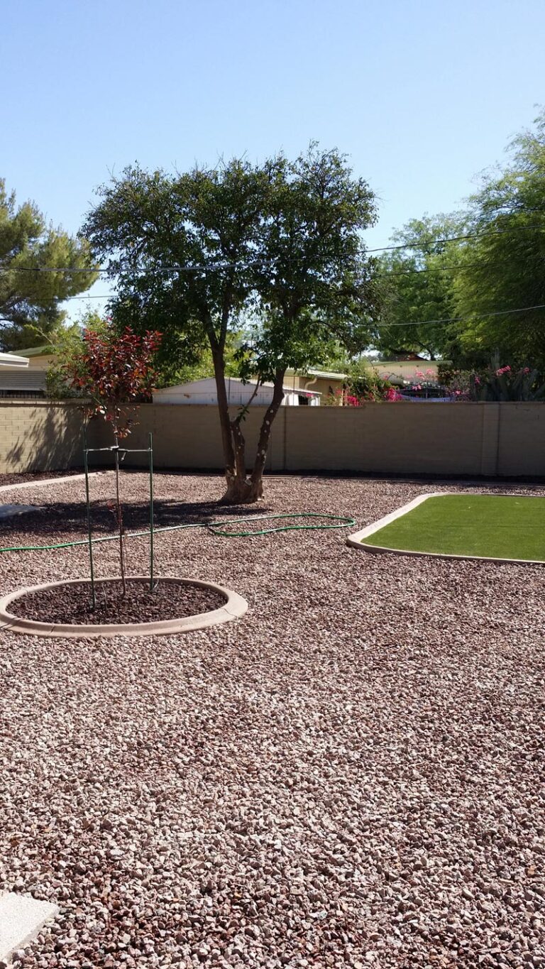 Gravel isntallations on pre-graded ground | The Cutting Edge AZ